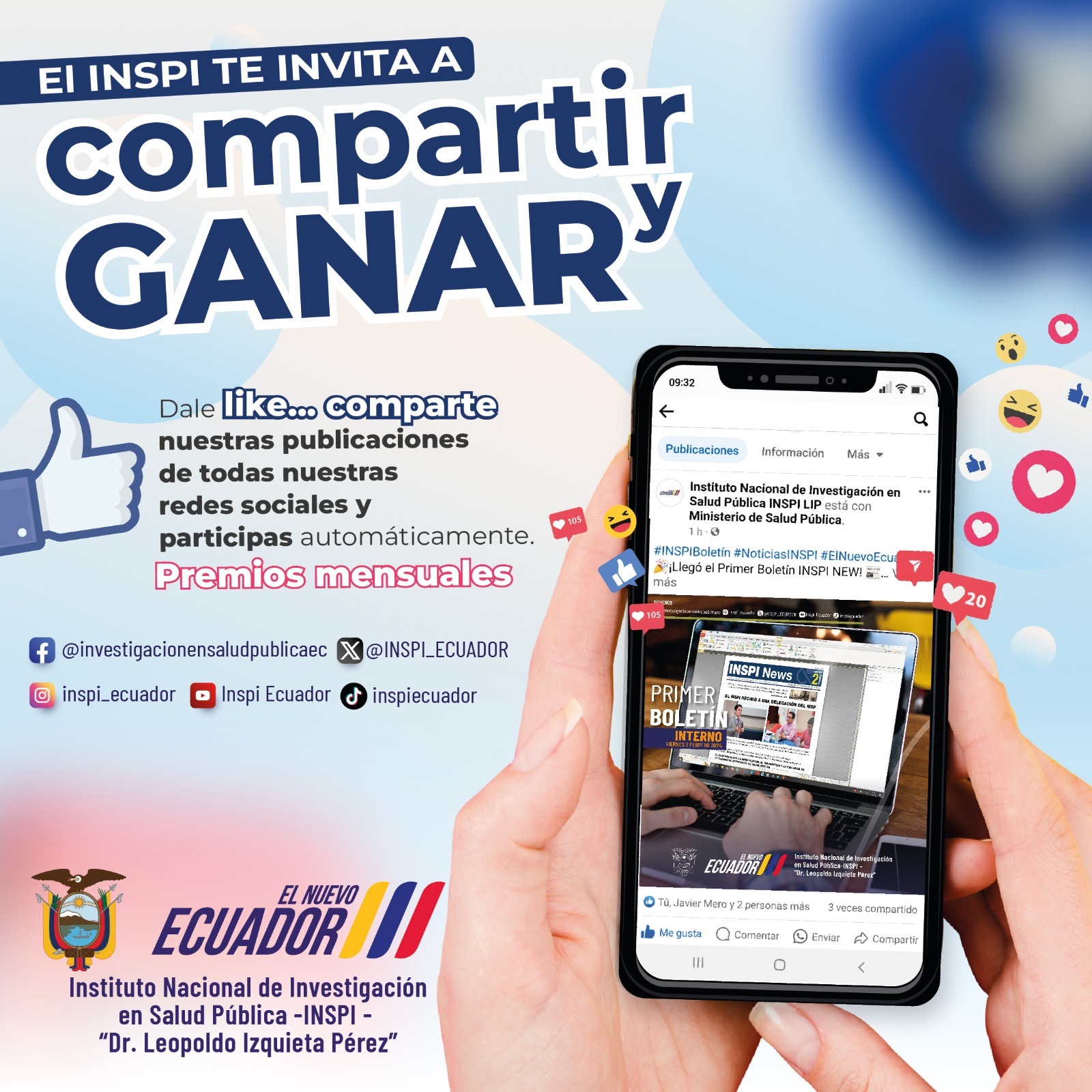 Comparte y Gana – Intranet – Dirección de Comunicación Social